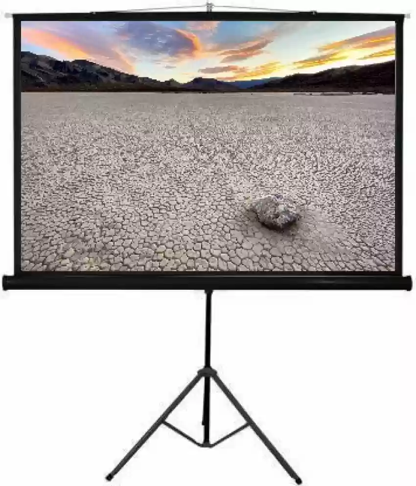 Tripod 100- Inch Diagonal in Aspect Ratio-4:3 Format-Tripod/Portable ...